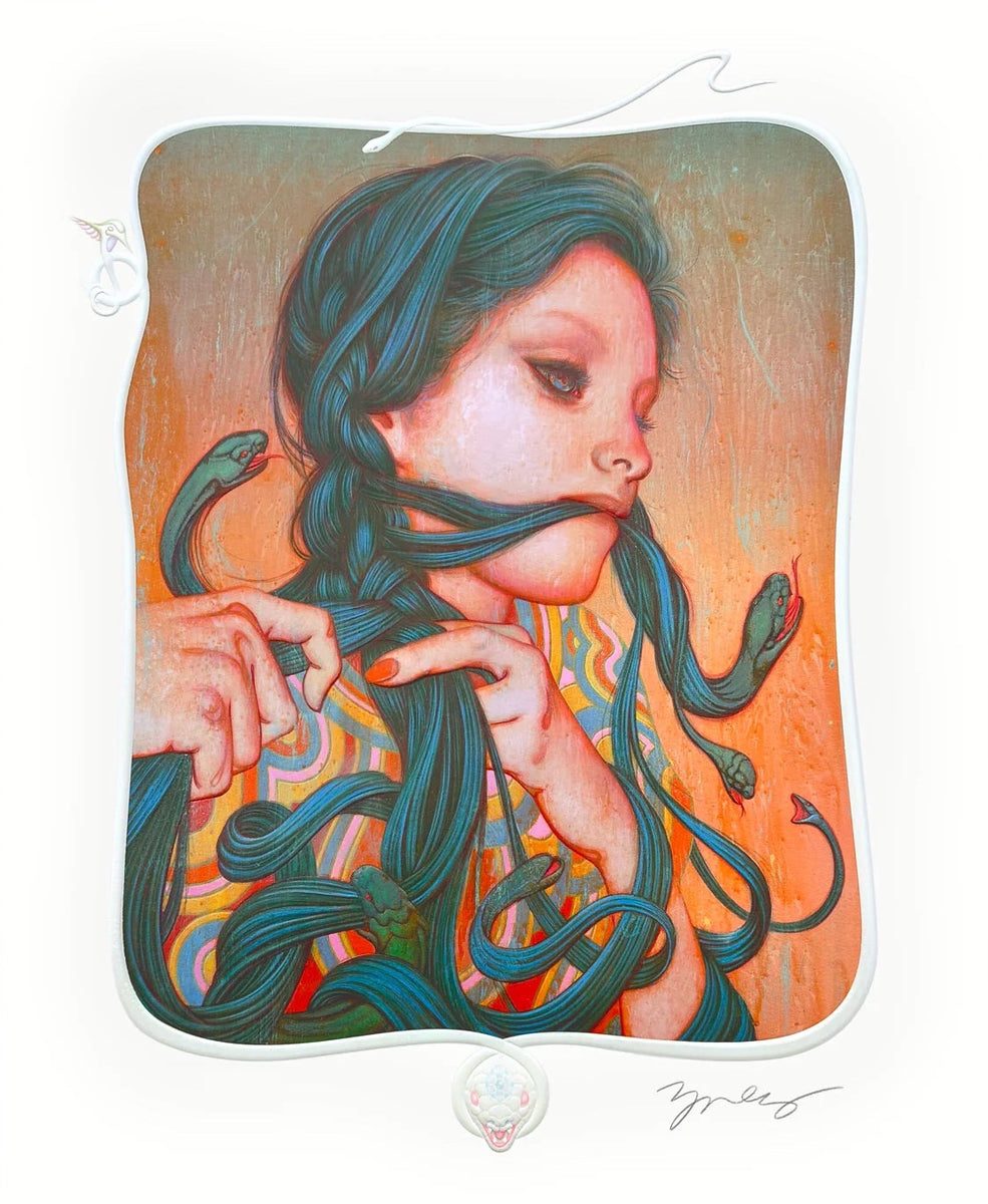 James Jean - Braid III - Original Print – Blackline Gallery