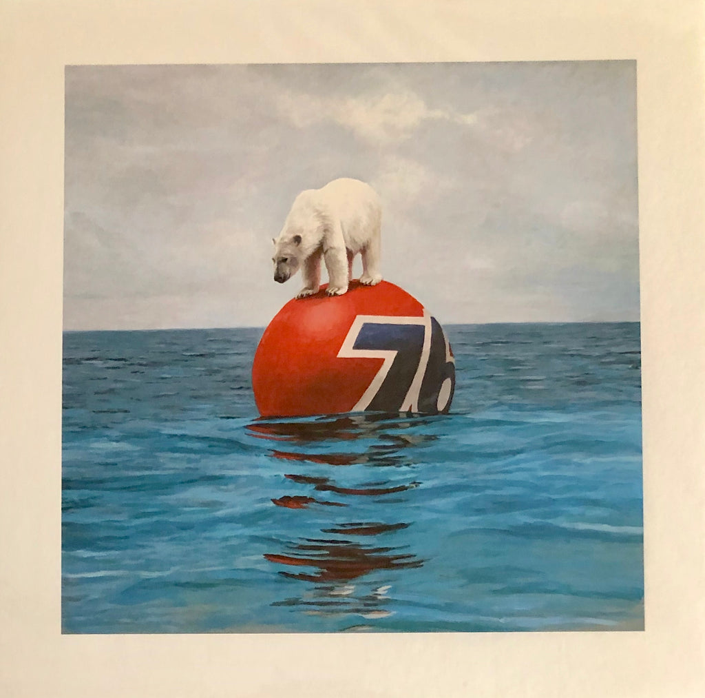 Josh Keyes - Drift - Original Print – Blackline Gallery