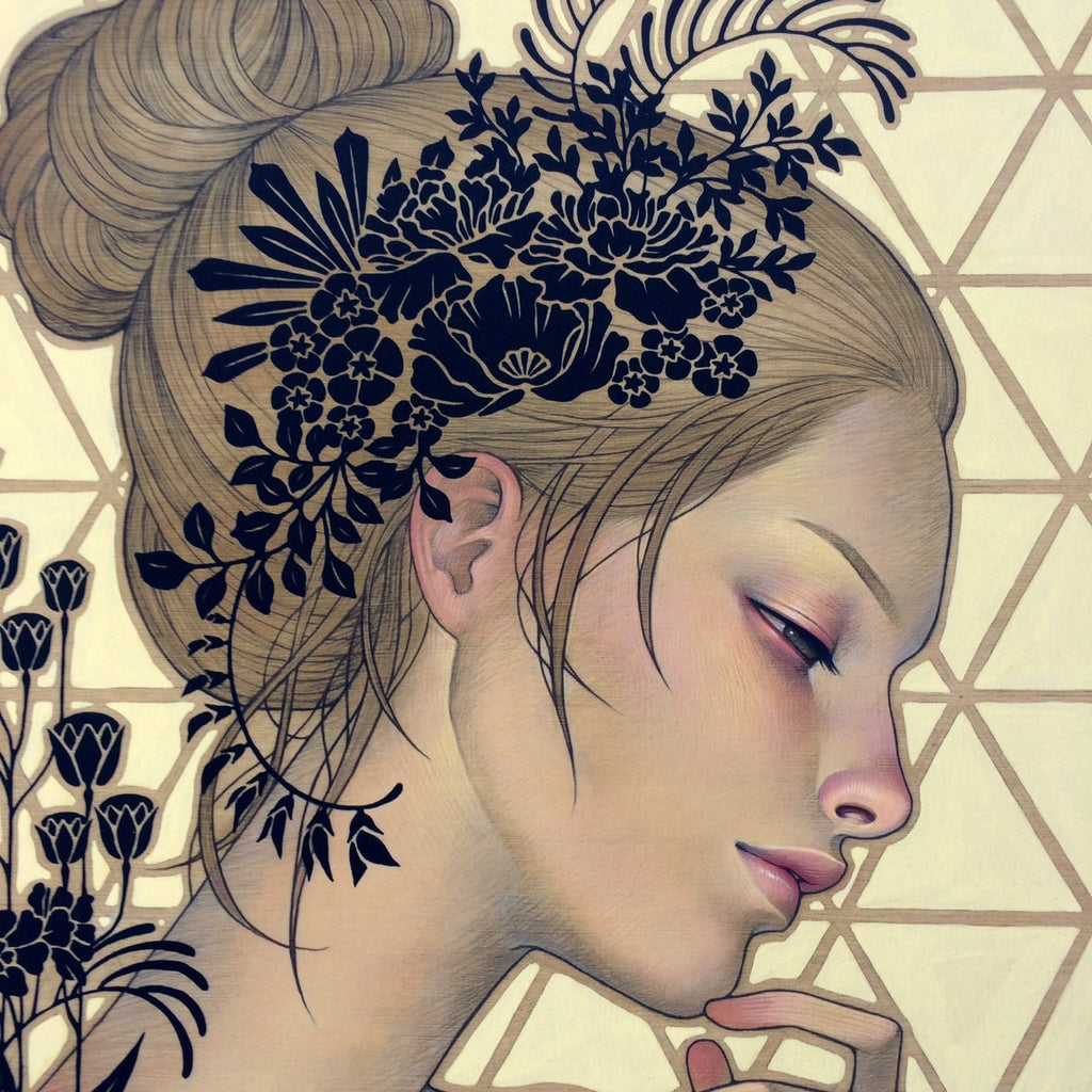 Audrey Kawasaki Maybe Tomorrow original print – Blackline Gallery