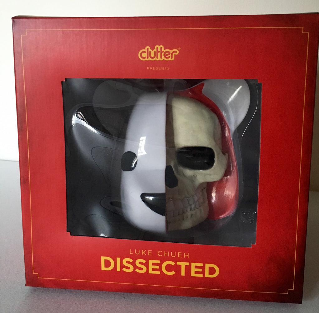 Luke Chueh - Dissected - Original Vinyl Bear Head Sculpture – Blackline ...