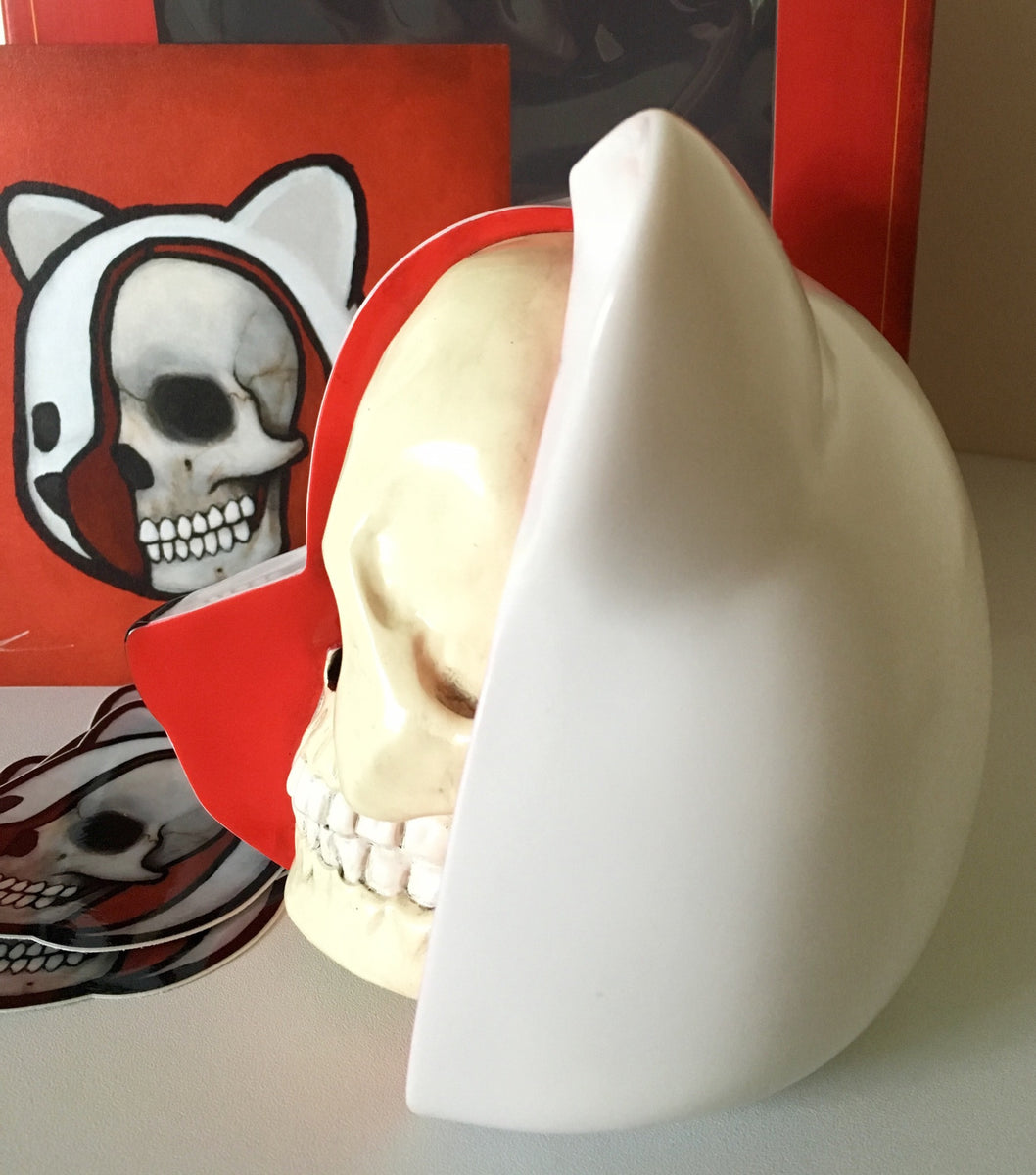 Luke Chueh - Dissected - Original Vinyl Bear Head Sculpture – Blackline ...