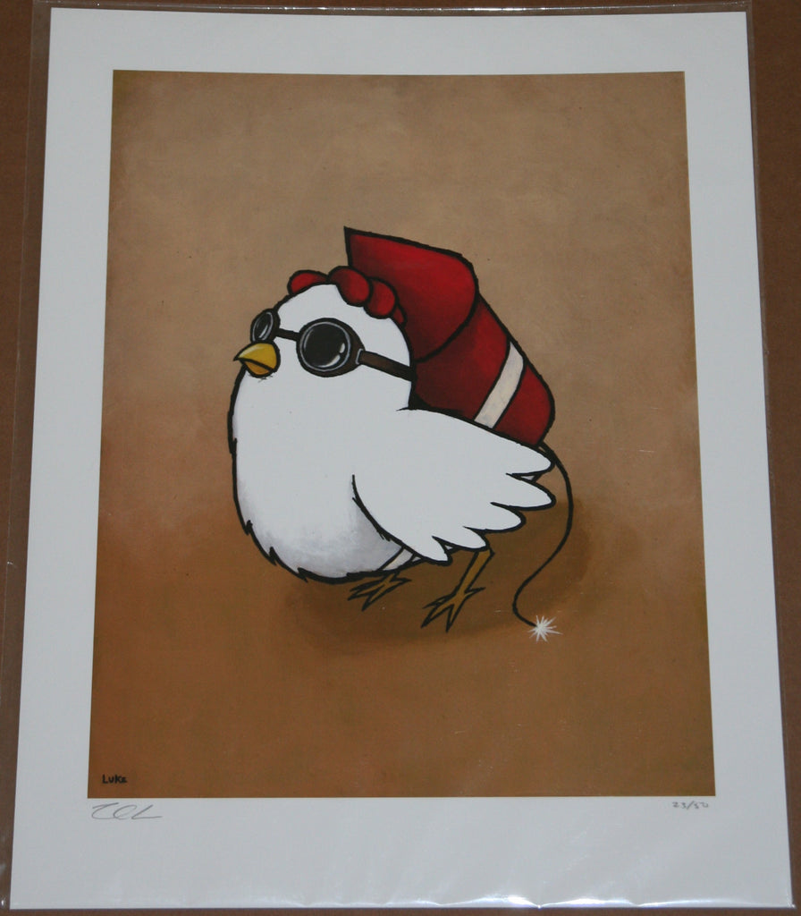 Luke Chueh Rocket original print – Blackline Gallery