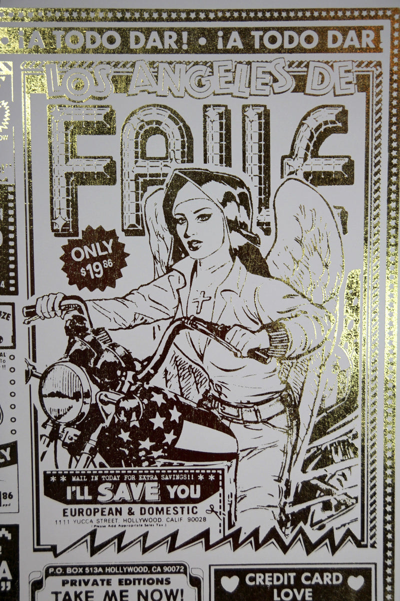 FAILE Los Angeles de Faile original print – Blackline Gallery
