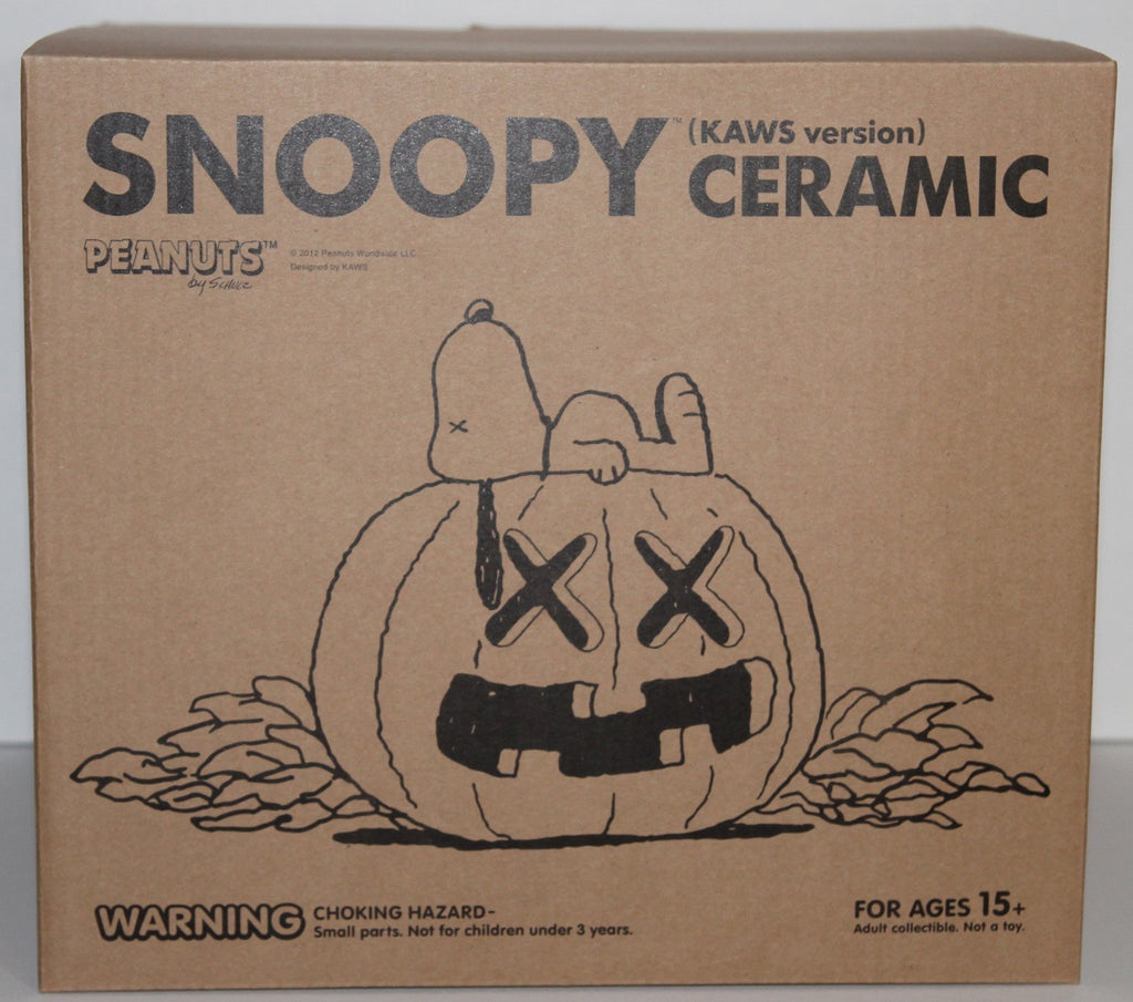 KAWS Ceramic Snoopy original vinyl toy sculpture – Blackline Gallery
