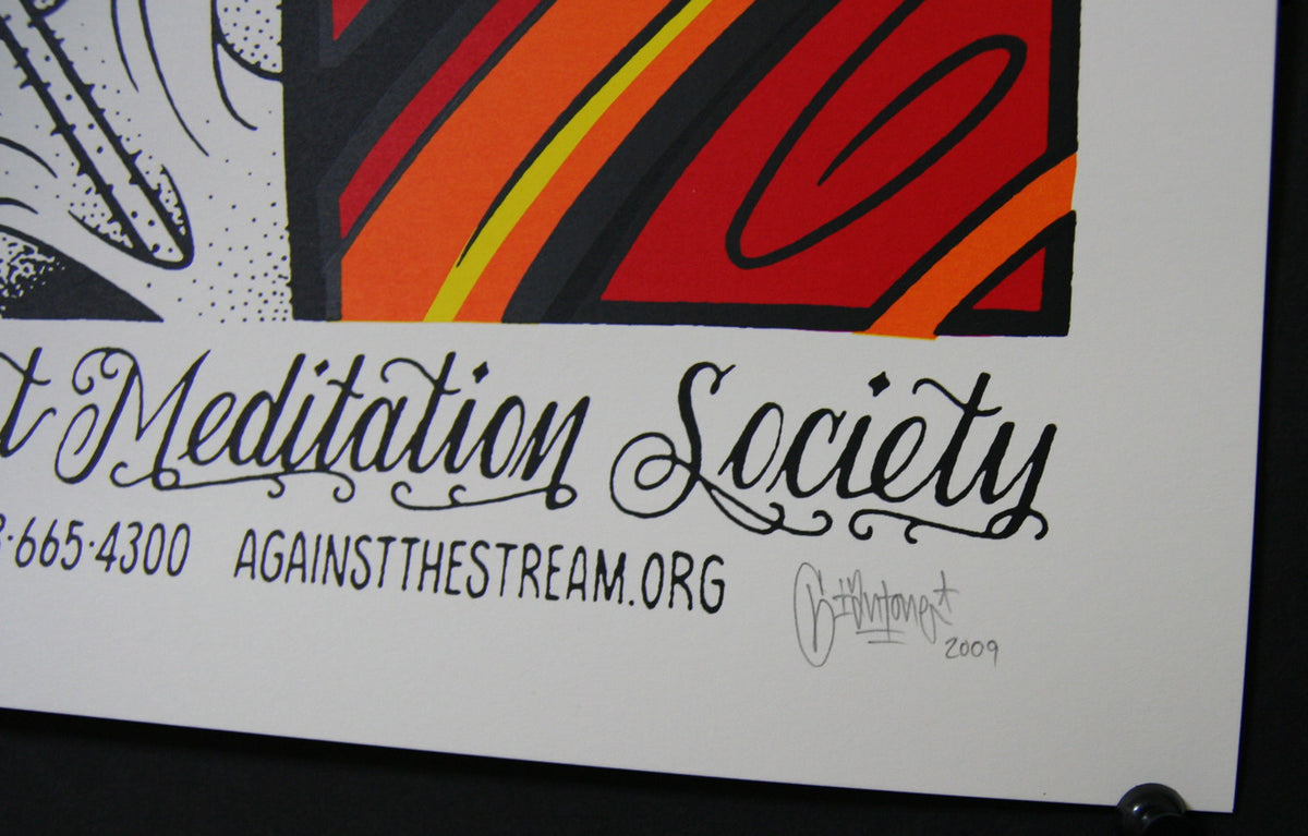 Mike Giant Against The Stream original print – Blackline Gallery
