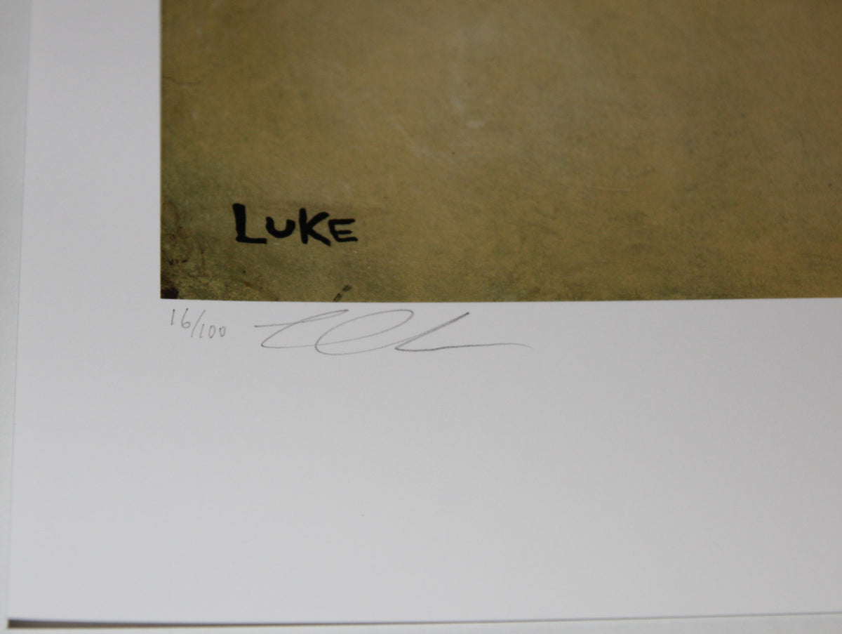 Luke Chueh Hare Cut original print – Blackline Gallery