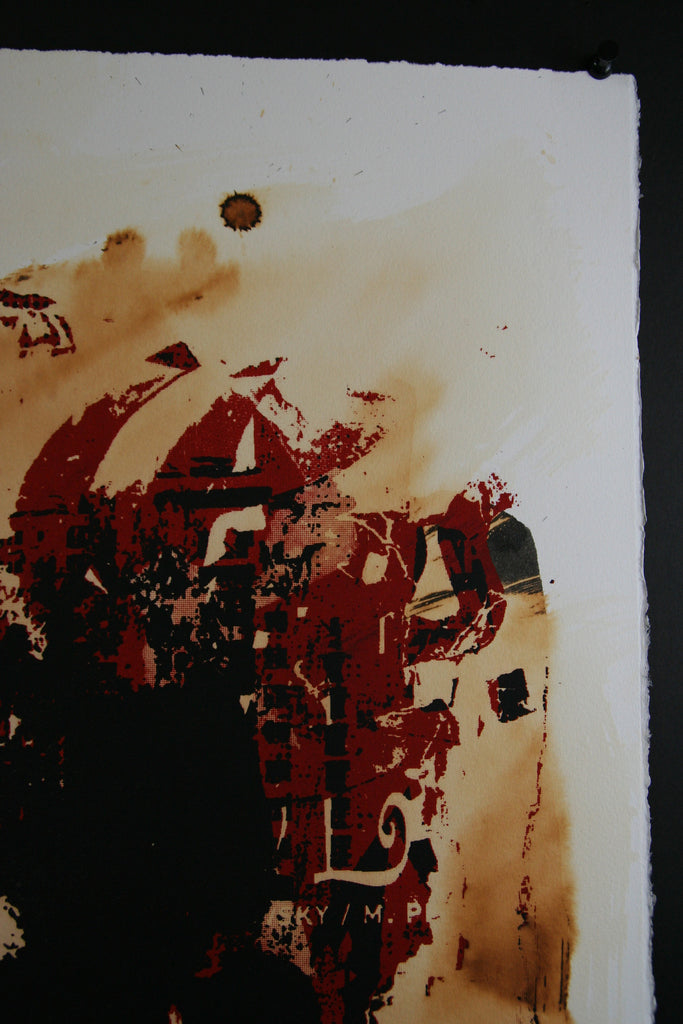 Vhils - Corpocracy - Hand-finished original print – Blackline Gallery
