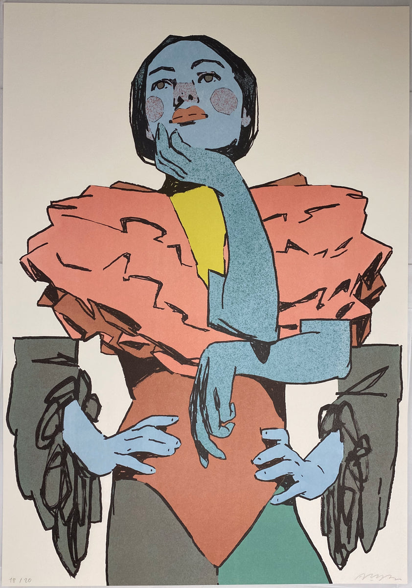Aryz - EL FESTEJO-5 - Original Print – Blackline Gallery