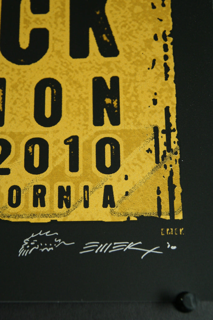 Emek Massive Attack original print poster – Blackline Gallery