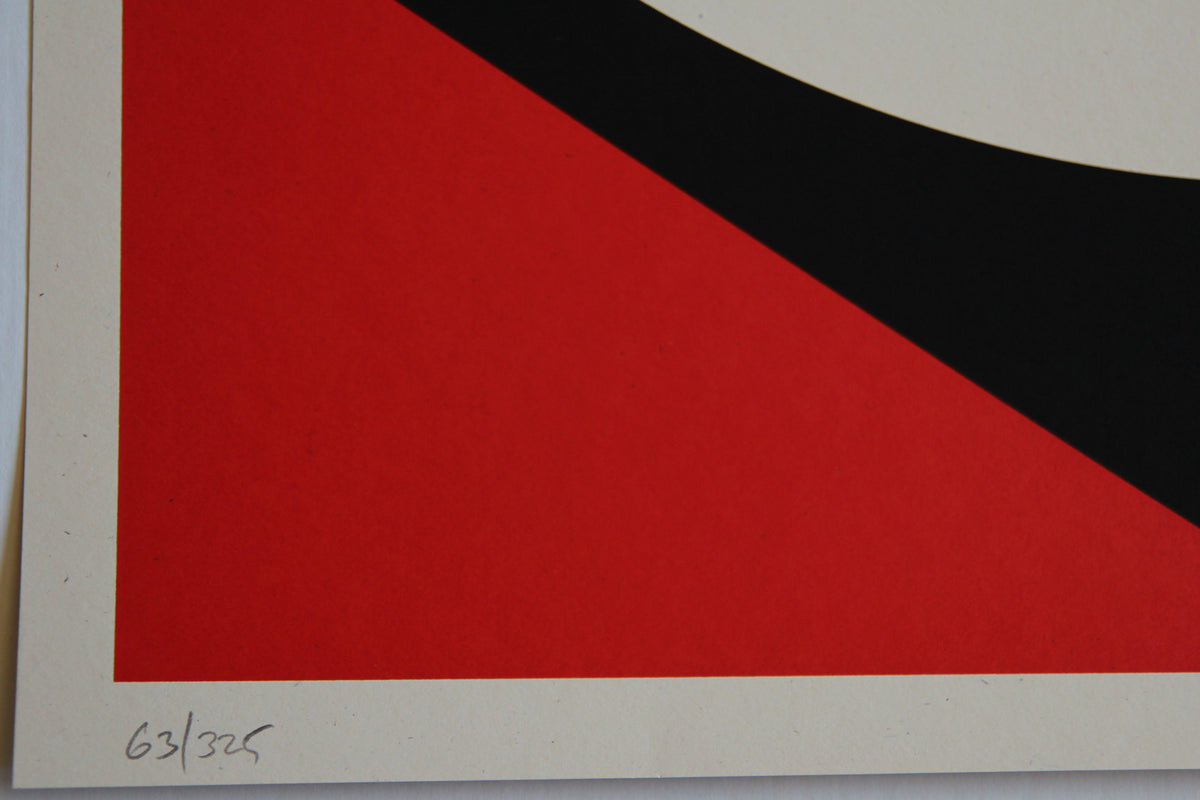 Shepard Fairey Peace Dove Red original print – Blackline Gallery