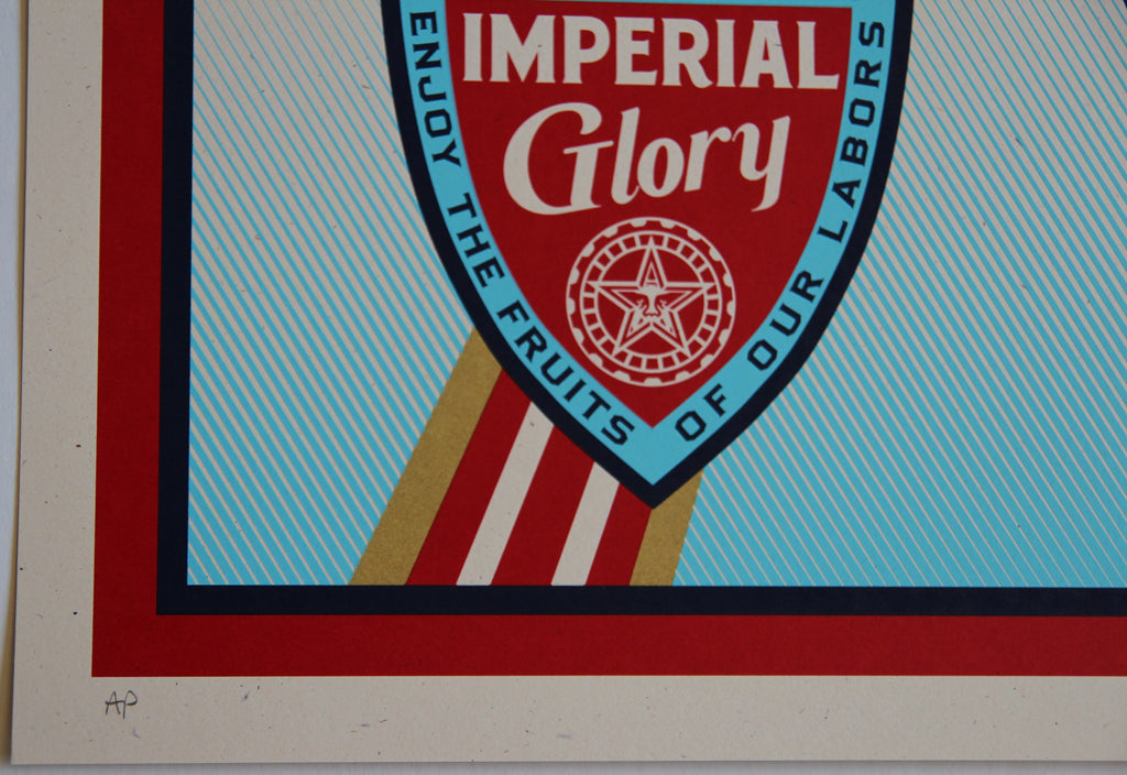 Shepard Fairey Imperial Glory AP print – Blackline Gallery