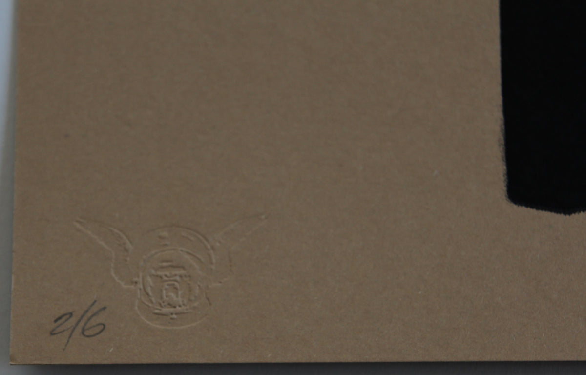 Nick Walker Moona Lisa - Brown Paper 2/6 – Blackline Gallery