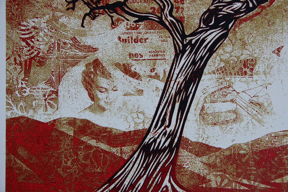 Shepard Fairey Tom Dula - Black original print – Blackline Gallery