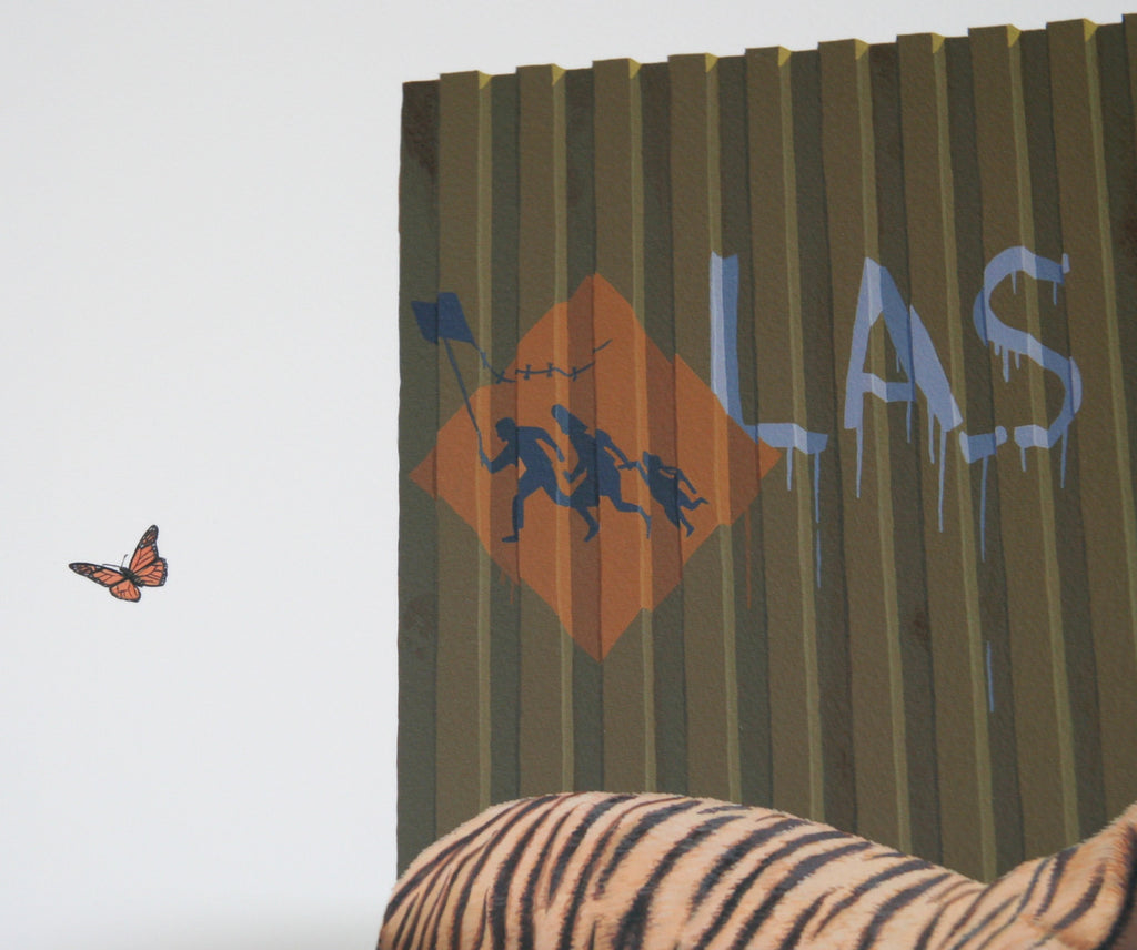 Josh Keyes - The Cerberus Project - original print – Blackline Gallery
