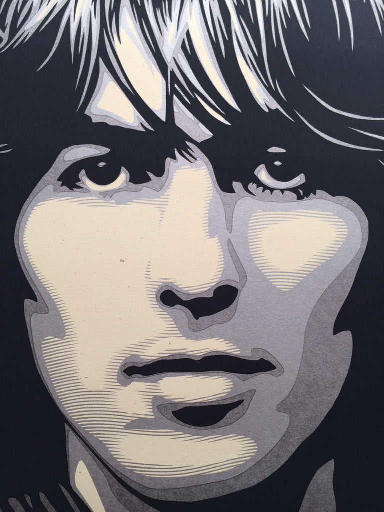 Shepard Fairey Poster For George - Silver original print – Blackline ...