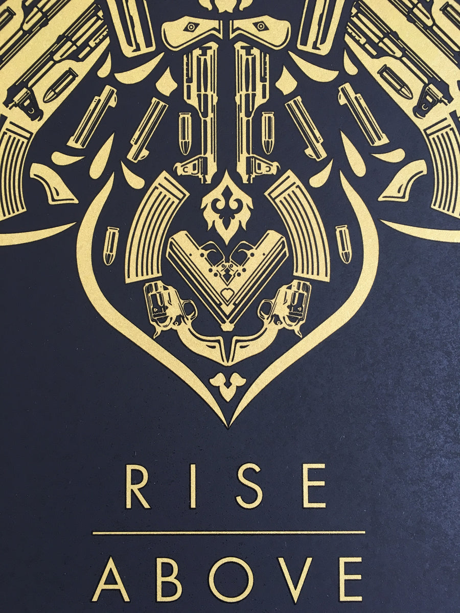 Shepard Fairey - Rise Above - Original Print – Blackline Gallery