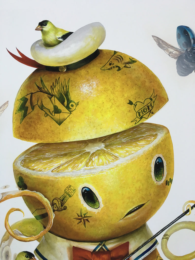 Greg Simkins - Yellow - original print – Blackline Gallery