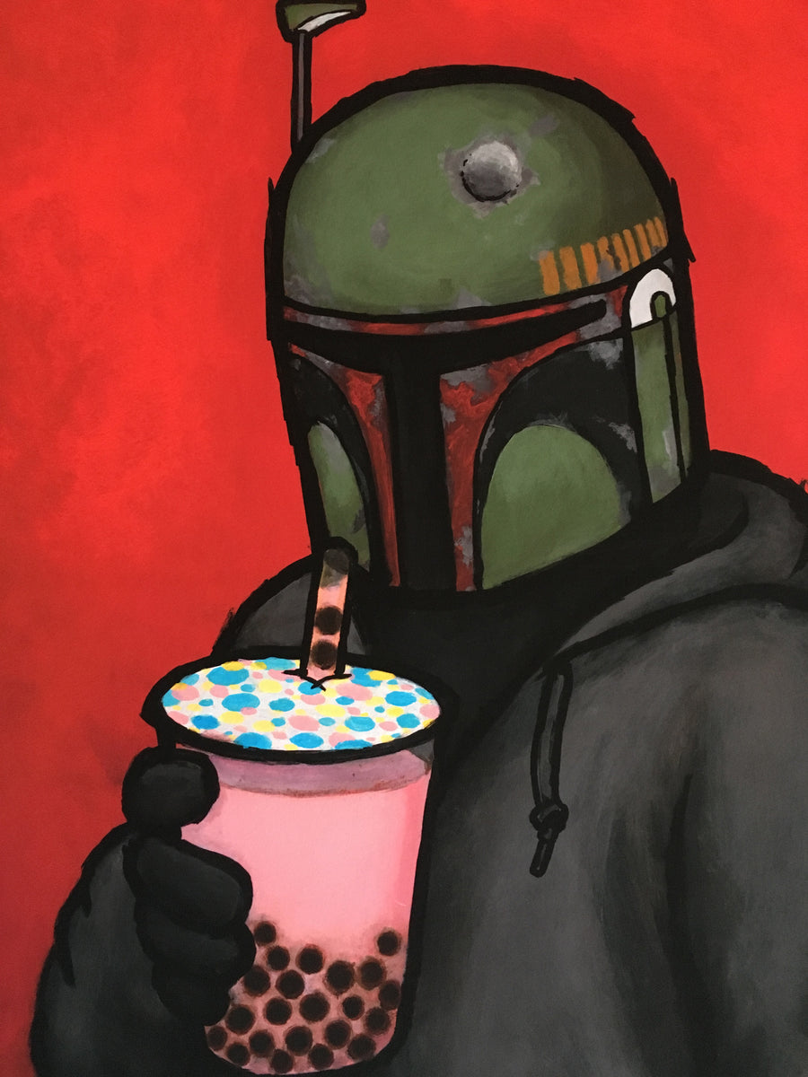 Luke Chueh - Boba - original print – Blackline Gallery