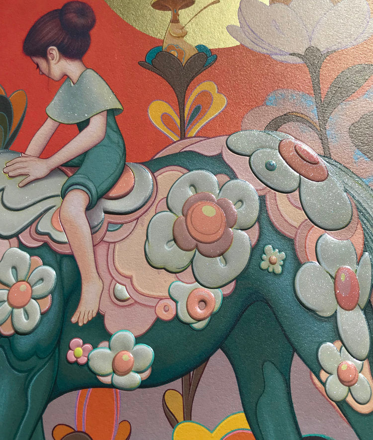 James Jean - Traveler - original print – Blackline Gallery