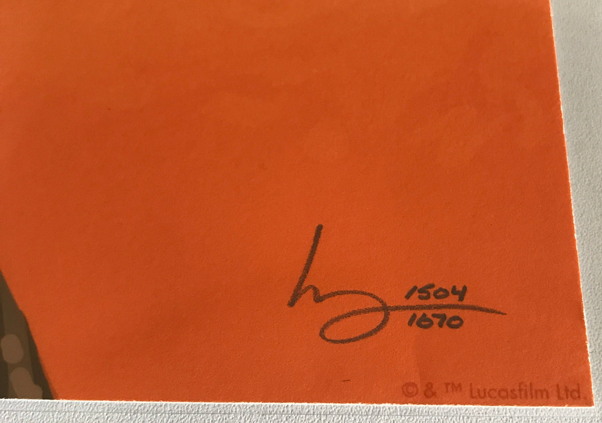 Mike Mitchell - Yoda - original print – Blackline Gallery