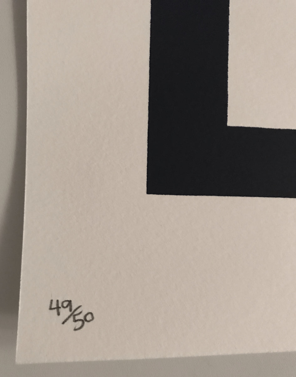 Steve Powers - All You Need is Work - Original Print – Blackline Gallery