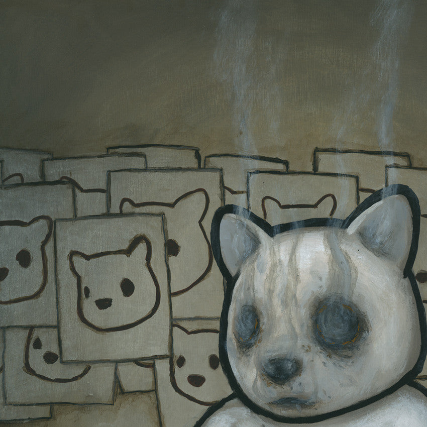 Luke Chueh - Burnt Out - original print – Blackline Gallery
