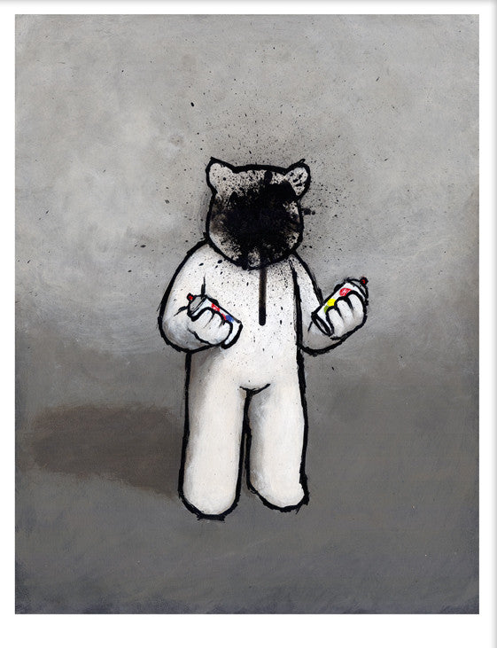 Luke Chueh - Graffiti - original print – Blackline Gallery