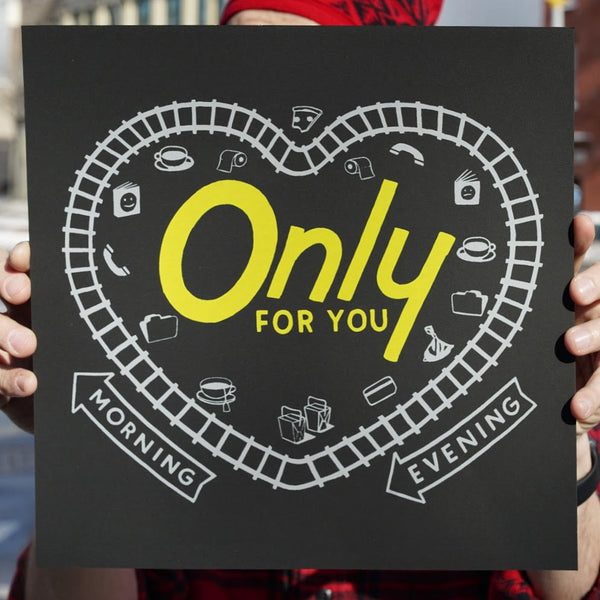 Steve Powers - Only for You - original print – Blackline Gallery
